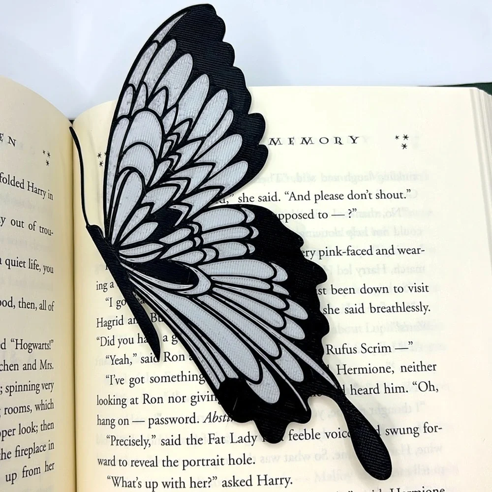 Handmade | Accents | Black And Sliver Butterfly Bookmark | Poshmark
